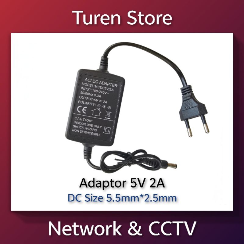 Jual Power Supply Adaptor 5V 1A 2A 3A untuk Converter Fiber Optic HTB ...
