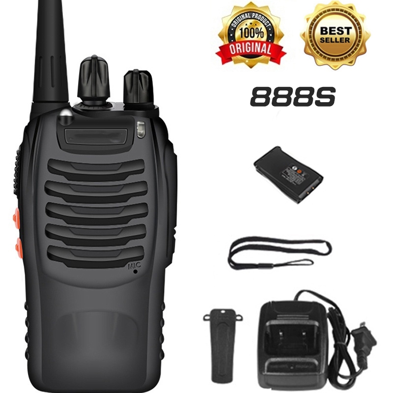 Jual HT BF-888S Walkie Talkie Jarak Jauh HT WLAN UHF 2 Units Handy ...