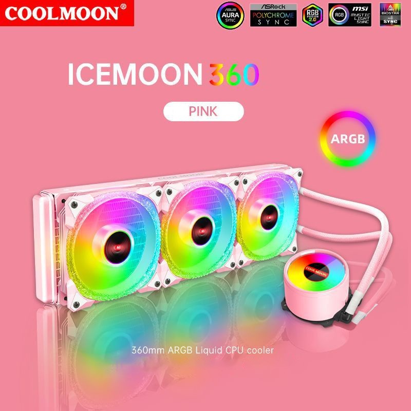 Jual Fan AIO ICEMOON 360 COOLMOON LED ARGB 5V | Shopee Indonesia
