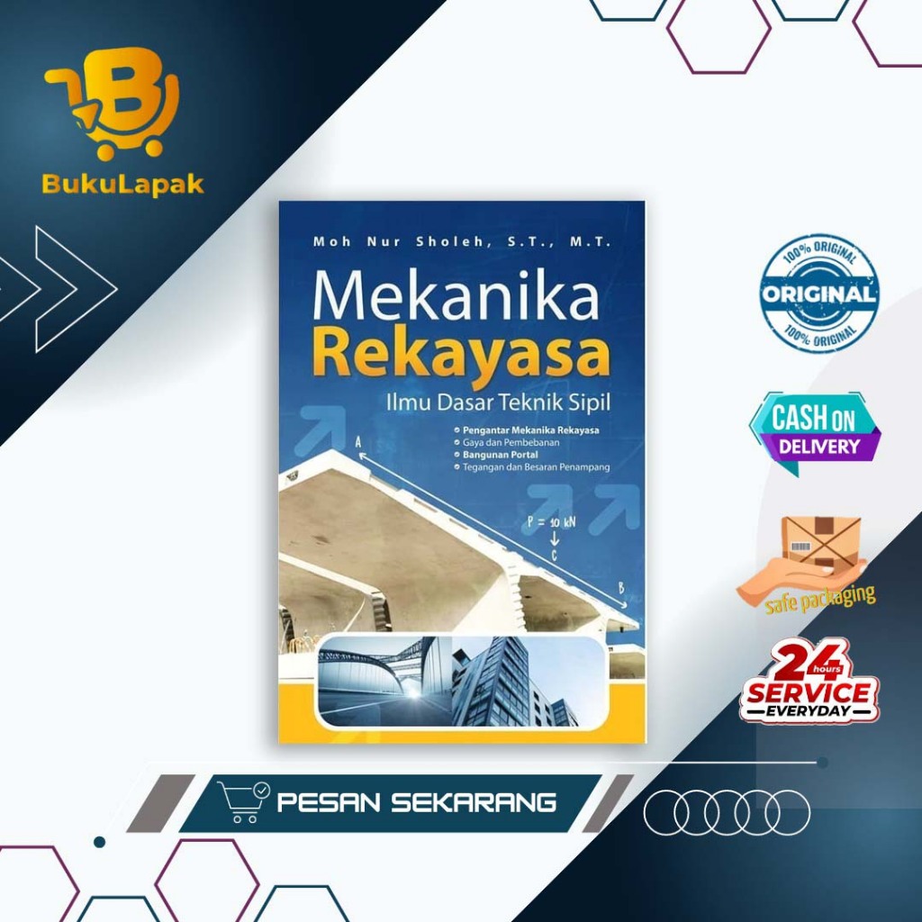 Jual Buku Mekanika Rekayasa Ilmu Dasar Teknik Sipil - Moh Nur sholeh ...