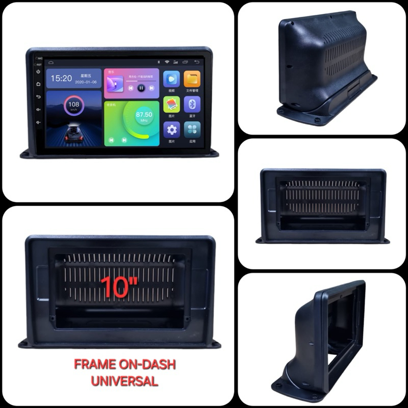 Jual Frame Head Unit Double Din Android On-Dash 10” Inch Universal ...