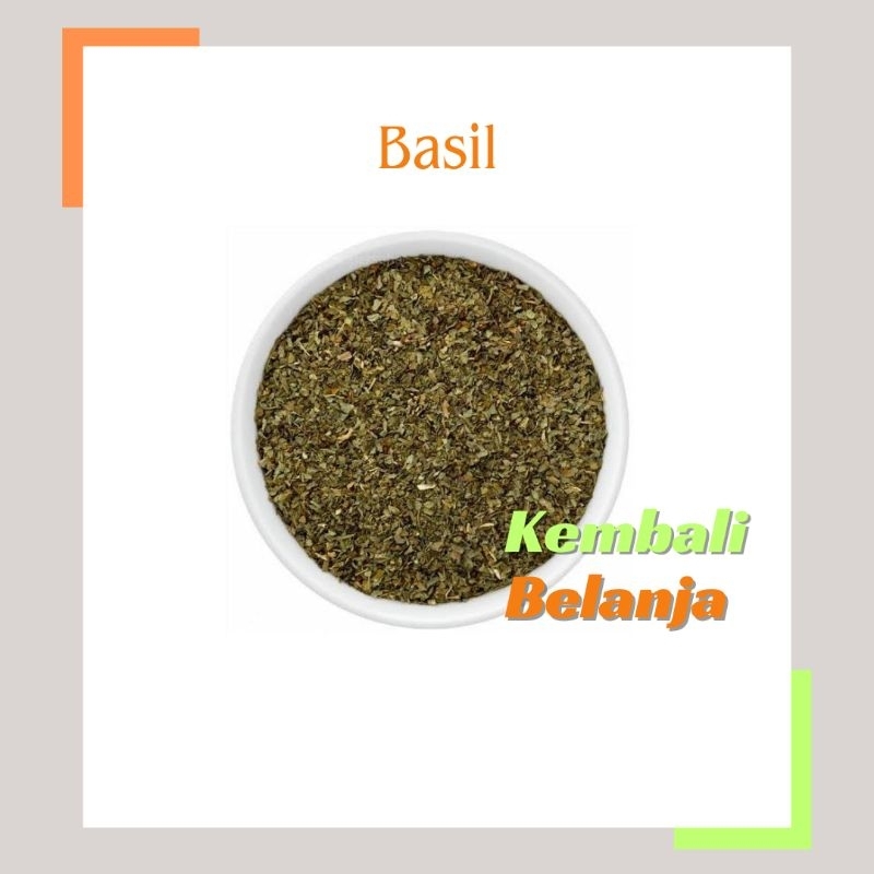 Jual Daun Basil Kering 250 Gram/ Basil Leaves | Shopee Indonesia