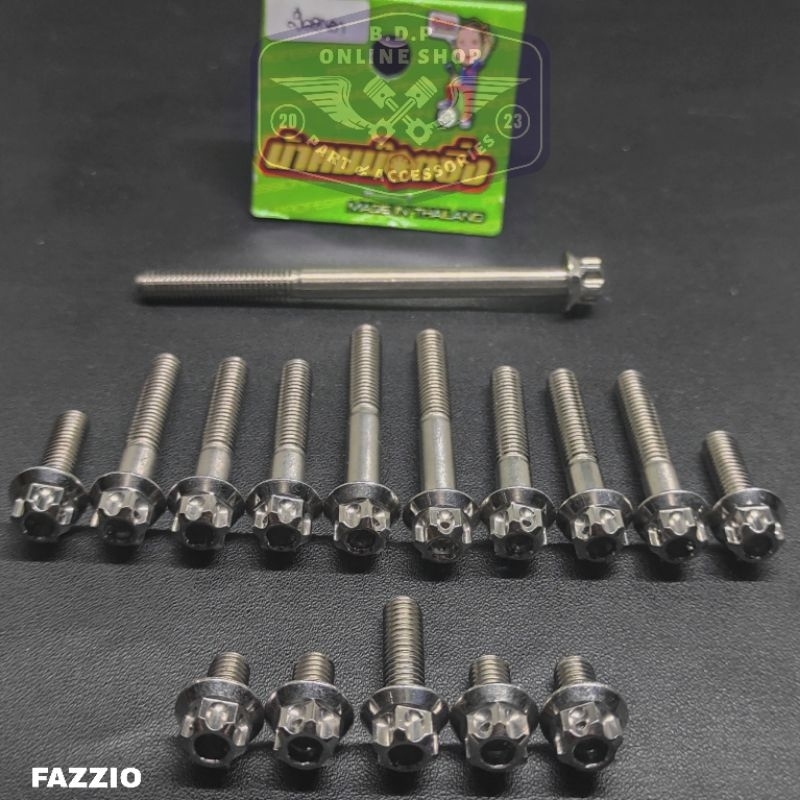 Jual baut COVER CVT yamaha FAZZIO original probolt hard stainless ...