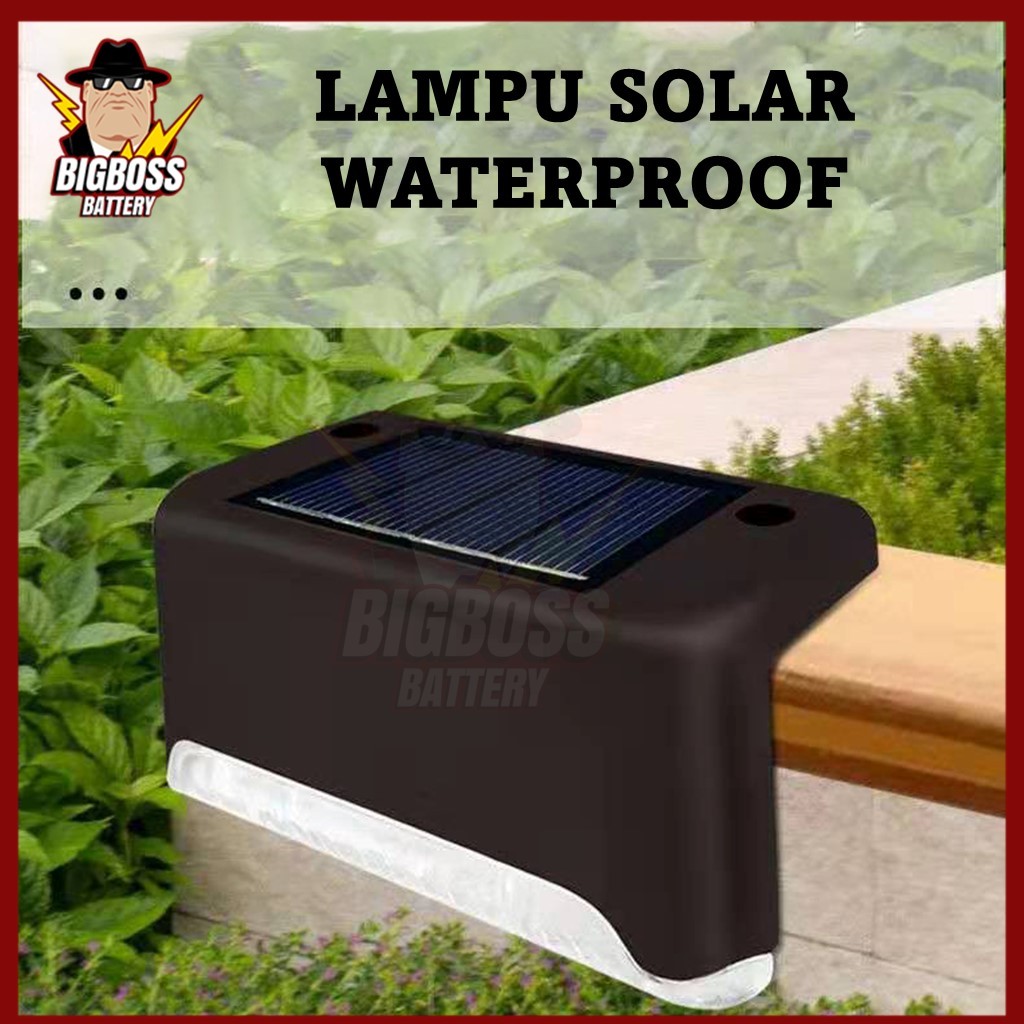 Jual Lampu Solar LED Siku Lamp Hias Taman Tangga Sudut Jalan Atap ...