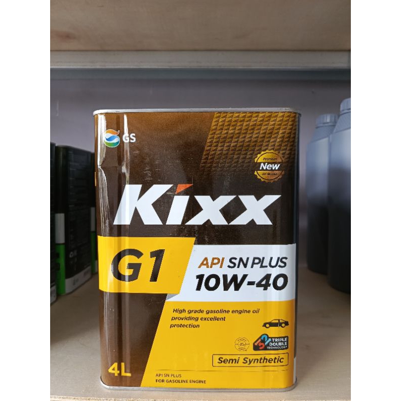 Jual KIXX G1 10W40 API SN PLUS GALON 4L | Shopee Indonesia