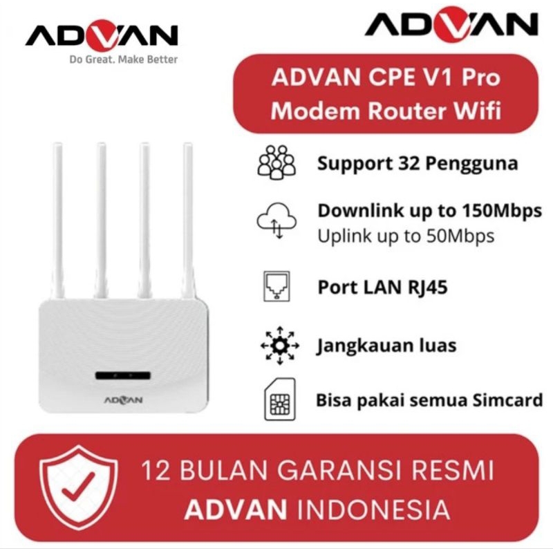Jual MODEM ADVAN CPE V1 PRO | Shopee Indonesia