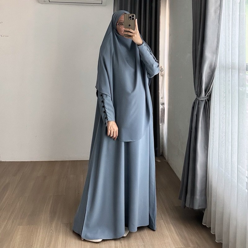 Jual JEMA ABAYA & FRENCH KHIMAR WOLFIS | hi.shafiyya hijab shafiyya ...