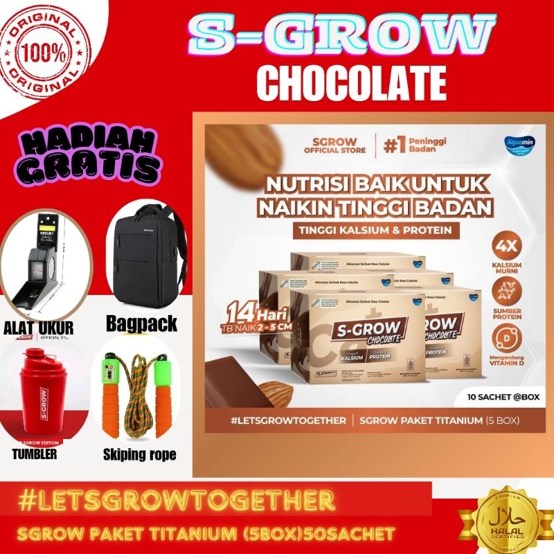 Jual S-GROW susu peninggi badan terbaik (5 box isi 50 sachet) | Shopee ...