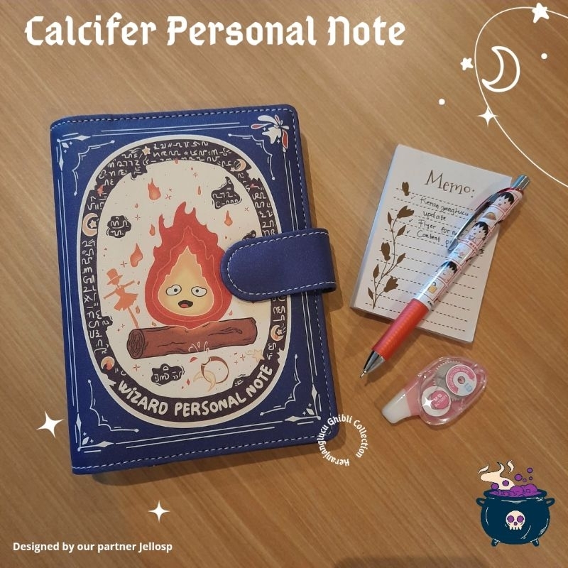 Jual CALCIFER Binder Aesthetic A6 for Daily Planner/Photocard/Notebook from Howl Moving Castle ...