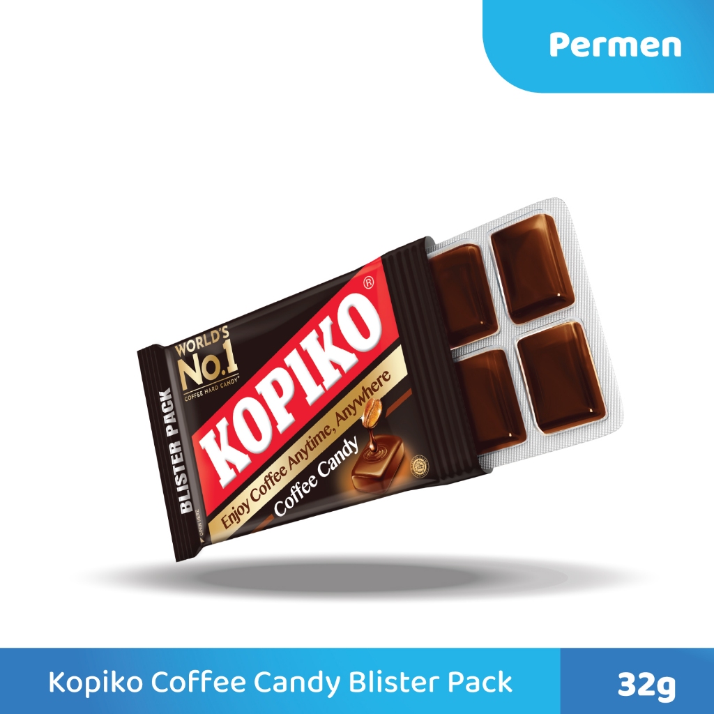 Jual Kopiko Coffee Candy Blister Pack 32 Gr | Shopee Indonesia