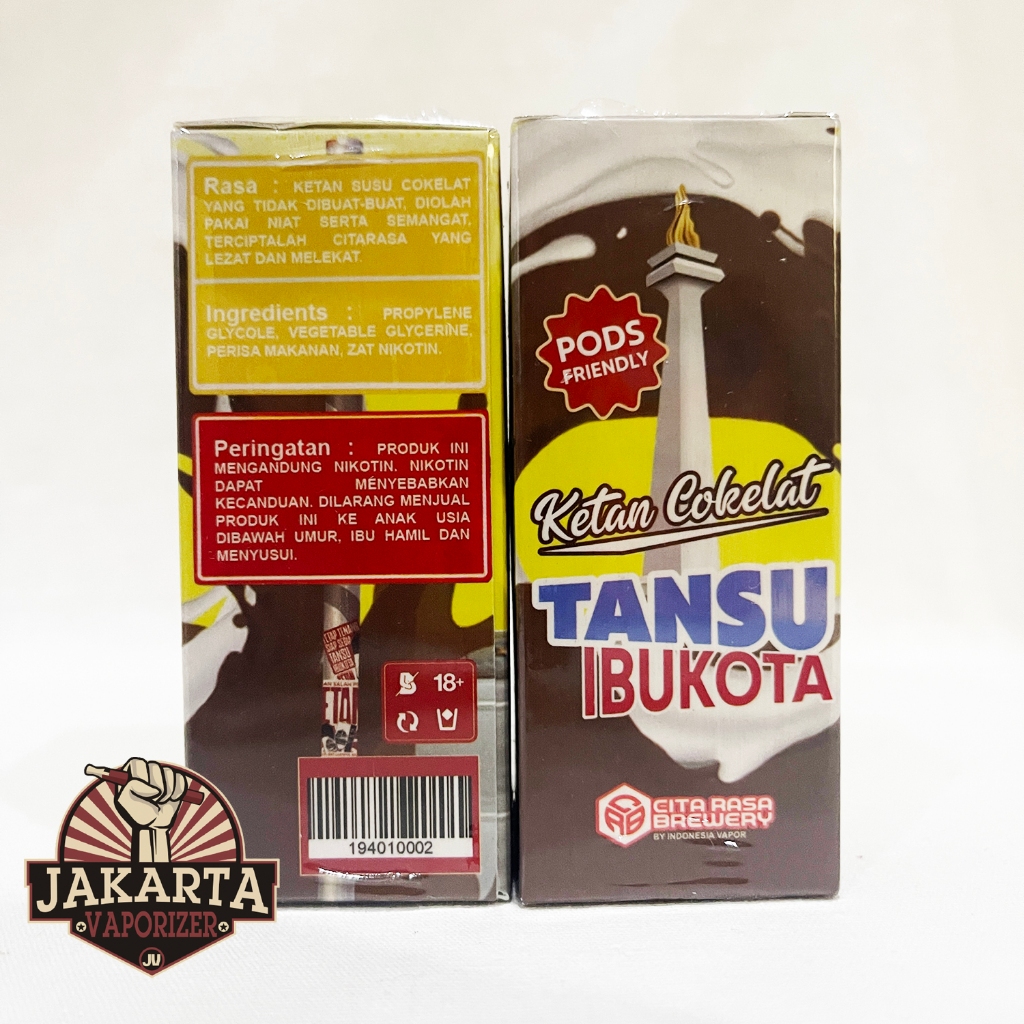 Jual PODS TANSU V2 KETAN COKELAT COKLAT PODS FRIENDLY 30ML 10MG BY CITA ...