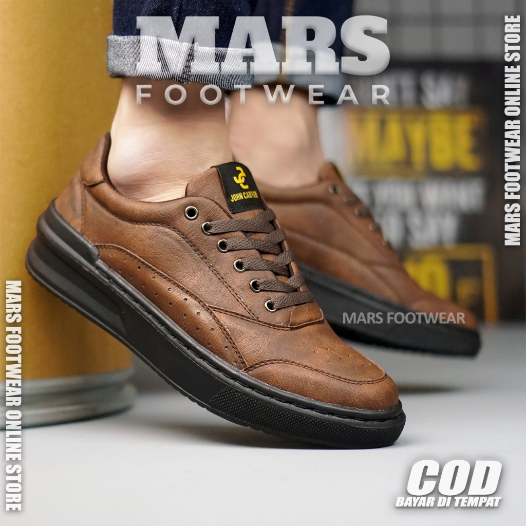 Jual Mars x TRISTAN BROWN Sepatu Kasual Kerja Pria Modern Sepatu Kets ...