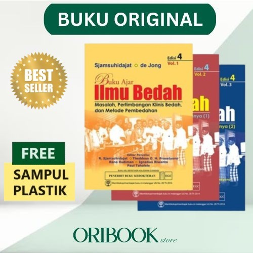 Jual ORIGINAL BUKU AJAR ILMU BEDAH EDISI 4 - SJAMSUHIDAYAT DE JONG - FREE SAMPUL | Shopee Indonesia