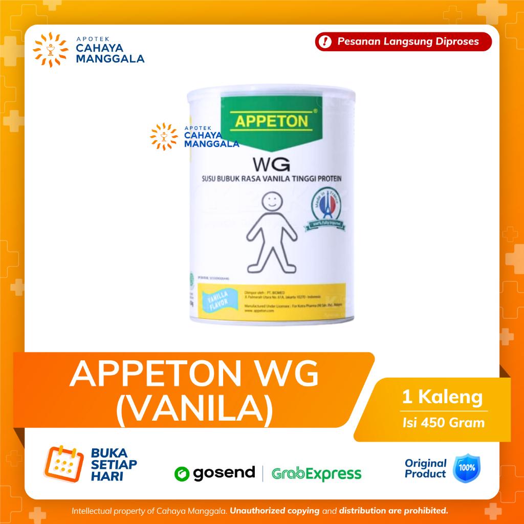 Jual APPETON WG SUSU TINGGI PROTEIN 450 GRAM | Shopee Indonesia