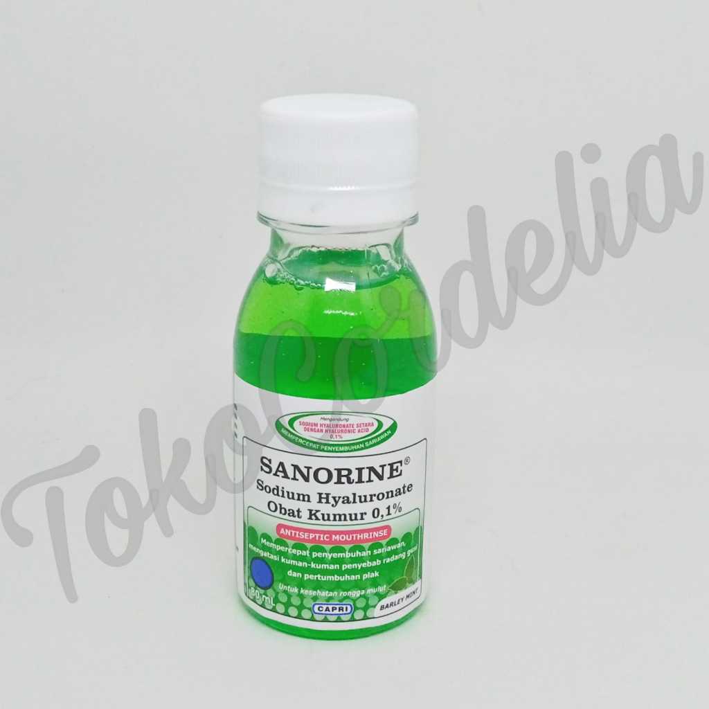 Jual SANORINE HIJAU OBAT KUMUR 80 ML | Shopee Indonesia