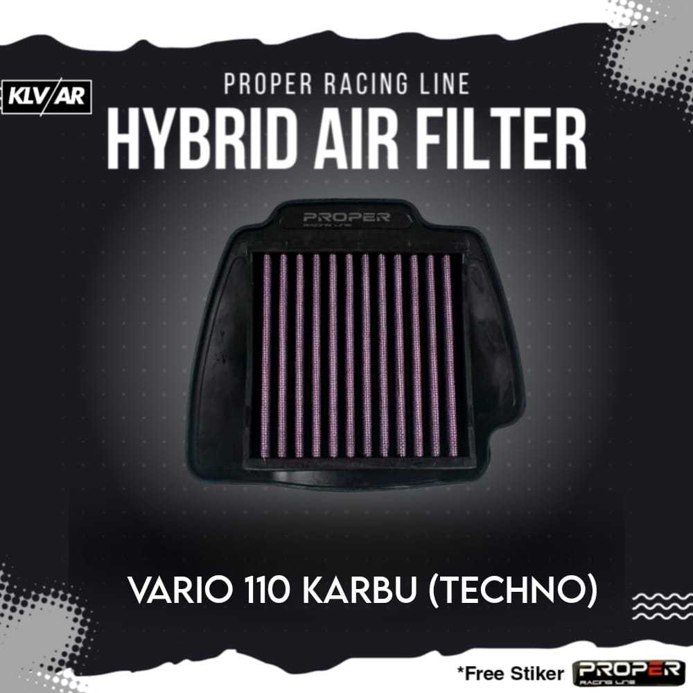 Jual Proper Racing Line Air Filter Saringan Udara Honda Vario OLD Karbu ...