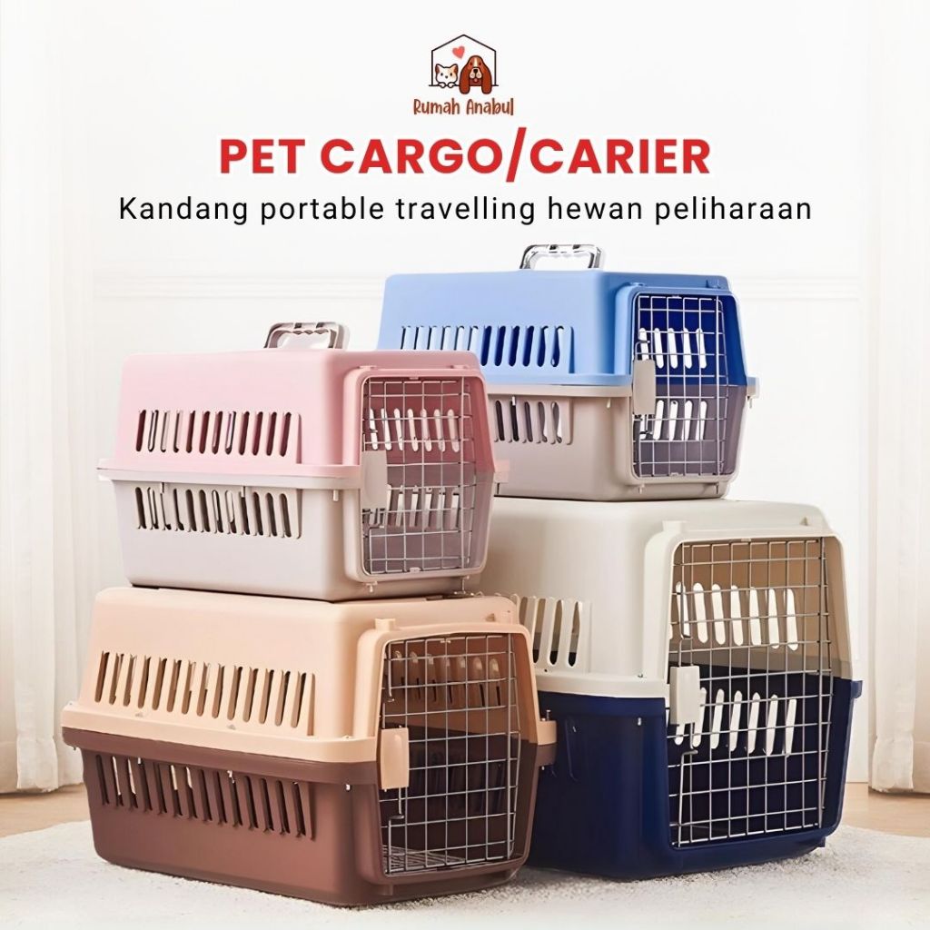 Jual Pet Cargo Kucing Anjing 3 Ukuran - Pet Carrier Kelinci Anbaul ...