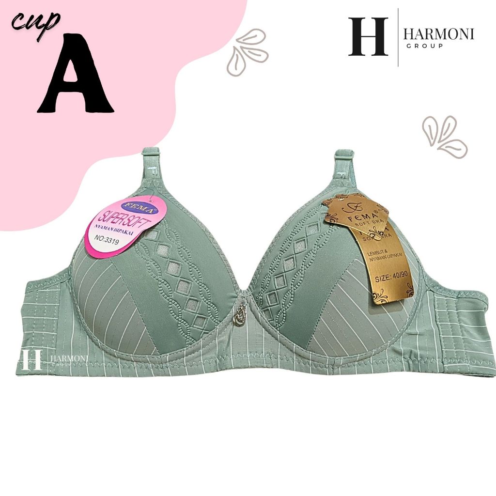 Jual Bra Wanita Fema Cup A 3302 226 3319 | 3334 3331 BH Wanita Tanpa ...
