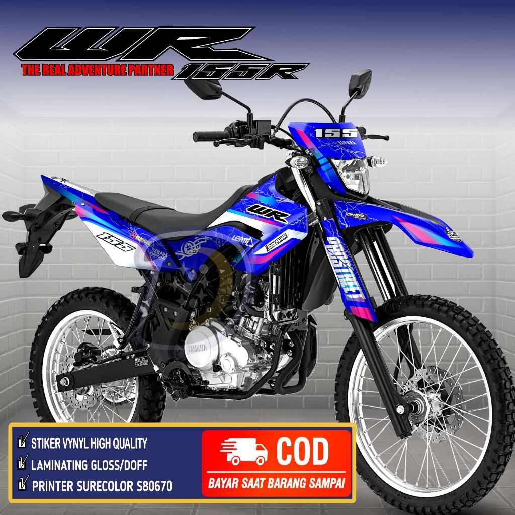 Jual Stiker Motor WR 155 R Decal Yamaha Wr 155 Striping Yamaha WR155 ...