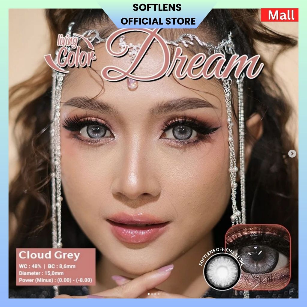 Jual SOFTLENS LIVING COLOR DREAM Normal & Minus (-0.50 s/d -6.00) BY IRISLAB 15MM | Shopee Indonesia