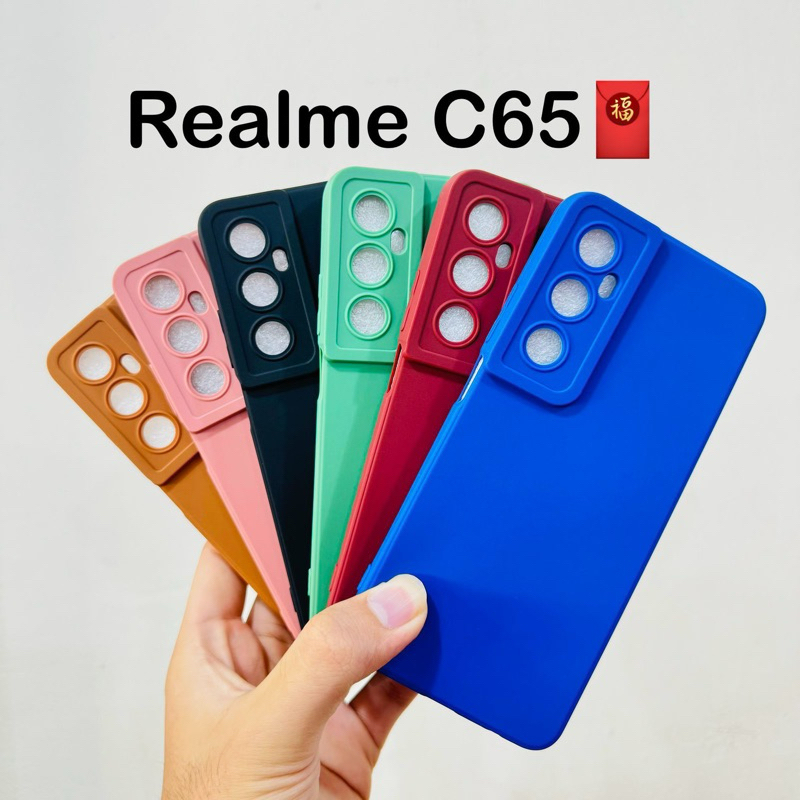 Jual REALME C65 - PREMIUM SOFT CANDY RUBBER MATTE EAGLE EYES WITH LOGO ...