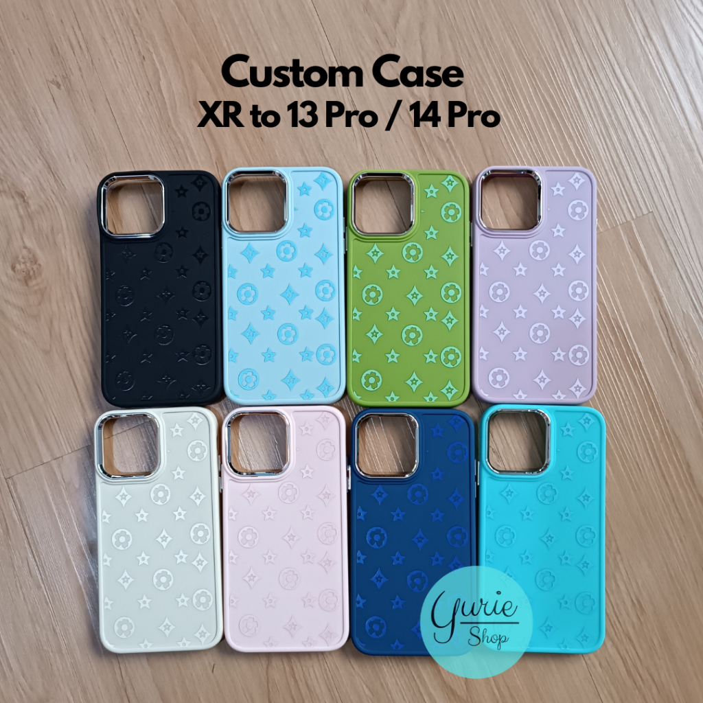 Jual Silikon Custom Soft Case "MONOGRAM" XR to Series 13 Pro/14 Pro 3 ...