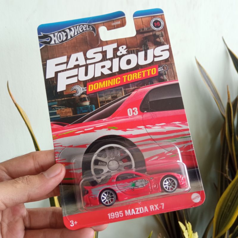 Jual Hot Wheels Fast & Furious Dominic Toretto 1995 Mazda RX-7 Merah HW ...