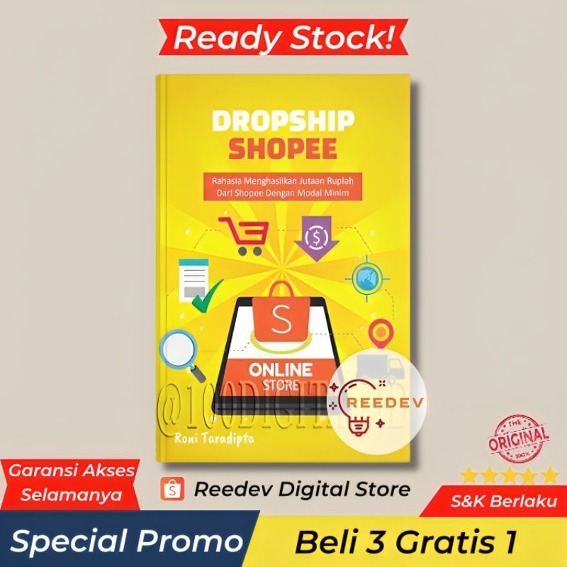 Jual DROPSHIP SHOPEE : Rahasia Menghasilkan Jutaan Rupiah Dari Shopee ...