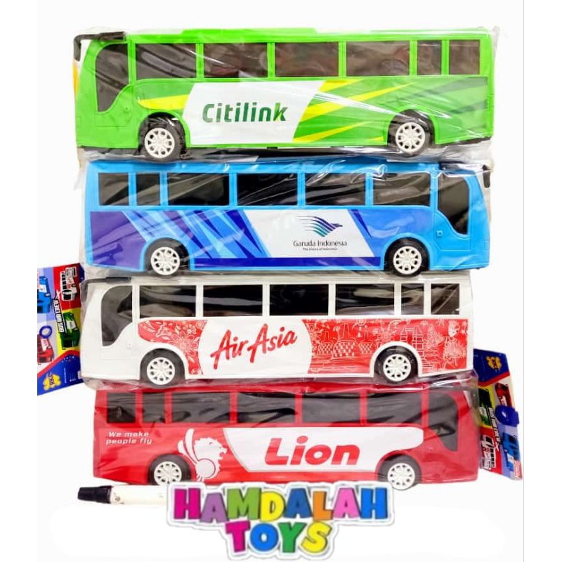 Jual HAMDALAH TOYS - RKC02041-5 MAINAN ANAK MOBIL BUS BIS AIR CREW ...