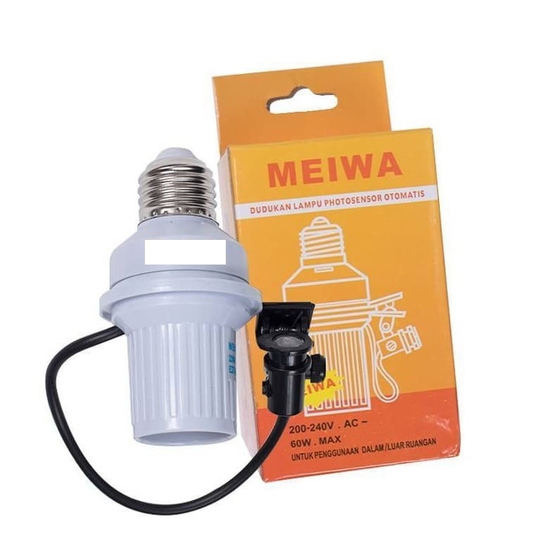 Jual Fitting Lampu Sensor Cahaya Bagusan Meiwa/Pioline E27 Fitting ...