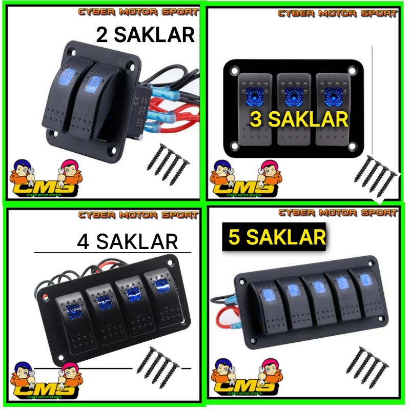 Jual Saklar DC 12v 24v kendaraan mobil motor bus truk perahu off-road ...