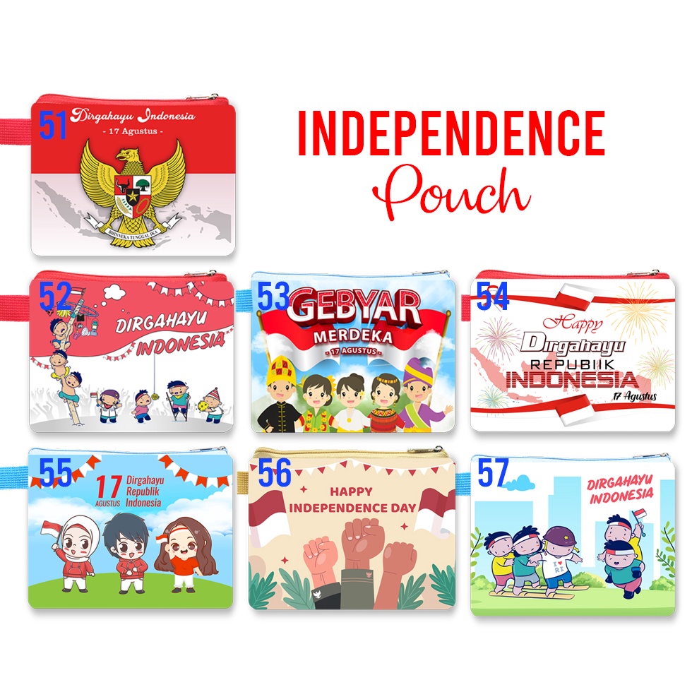 Jual NEW PROMO Dompet Pouch Hari Kemerdekaan Indonesia 17 Agustus ...