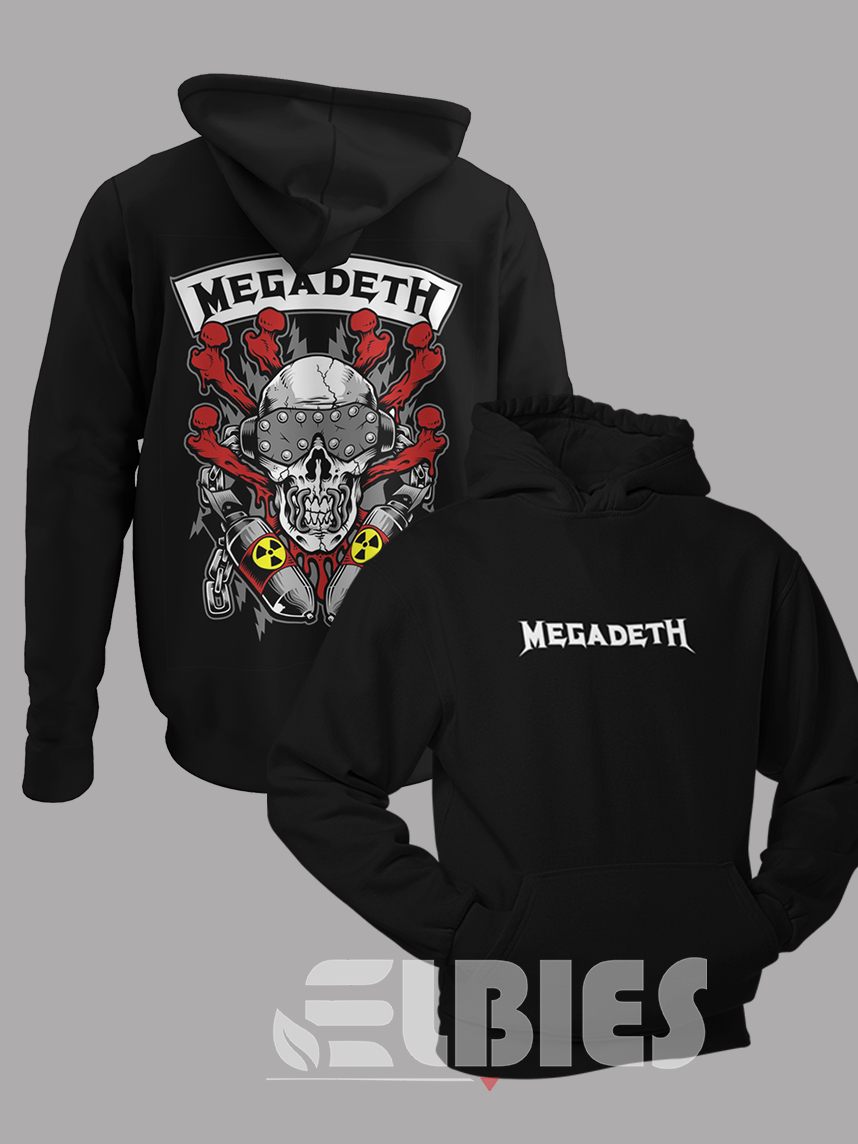 Jual Sweater Hoodie Band Musik Metal MEGADETH Hoodie Sweater Premium ...