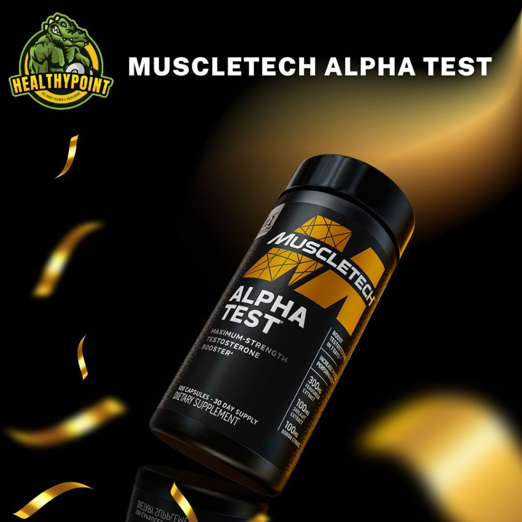 Jual Muscletech Alpha Test 120 Capsules Pro Series 100 Mg Testo Booster ...
