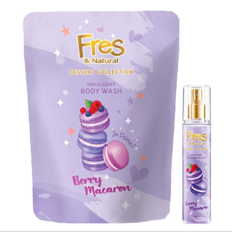 Jual (GRATIS Spray Cologne Berry) Fress & Natural Dessert Collection ...