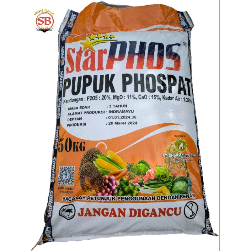 Jual PUPUK PHOSPAT STARPHOS - KEMASAN REPACK 1 KG | Shopee Indonesia