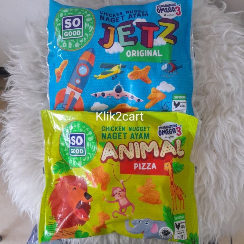 Jual So good jetz dino bites ori chicken nugget 400gr / so good chicken ...
