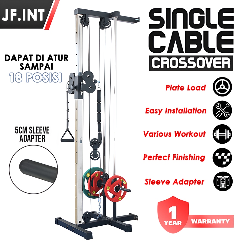 Jual Single Cable Crossover / Beban alat olahraga fitnes Home Gym ...