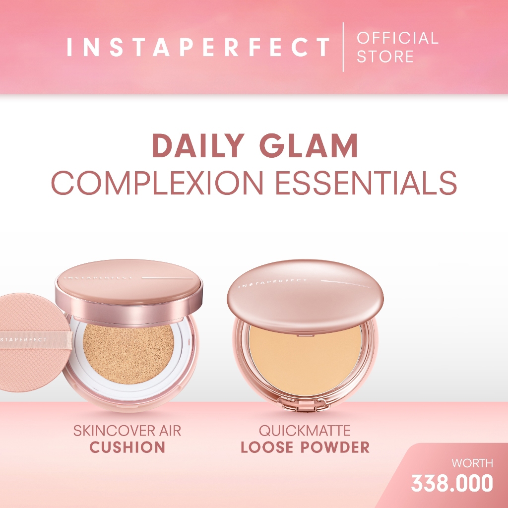 Jual Instaperfect Daily Glam Complexion Essentials Bundle (Skincover ...