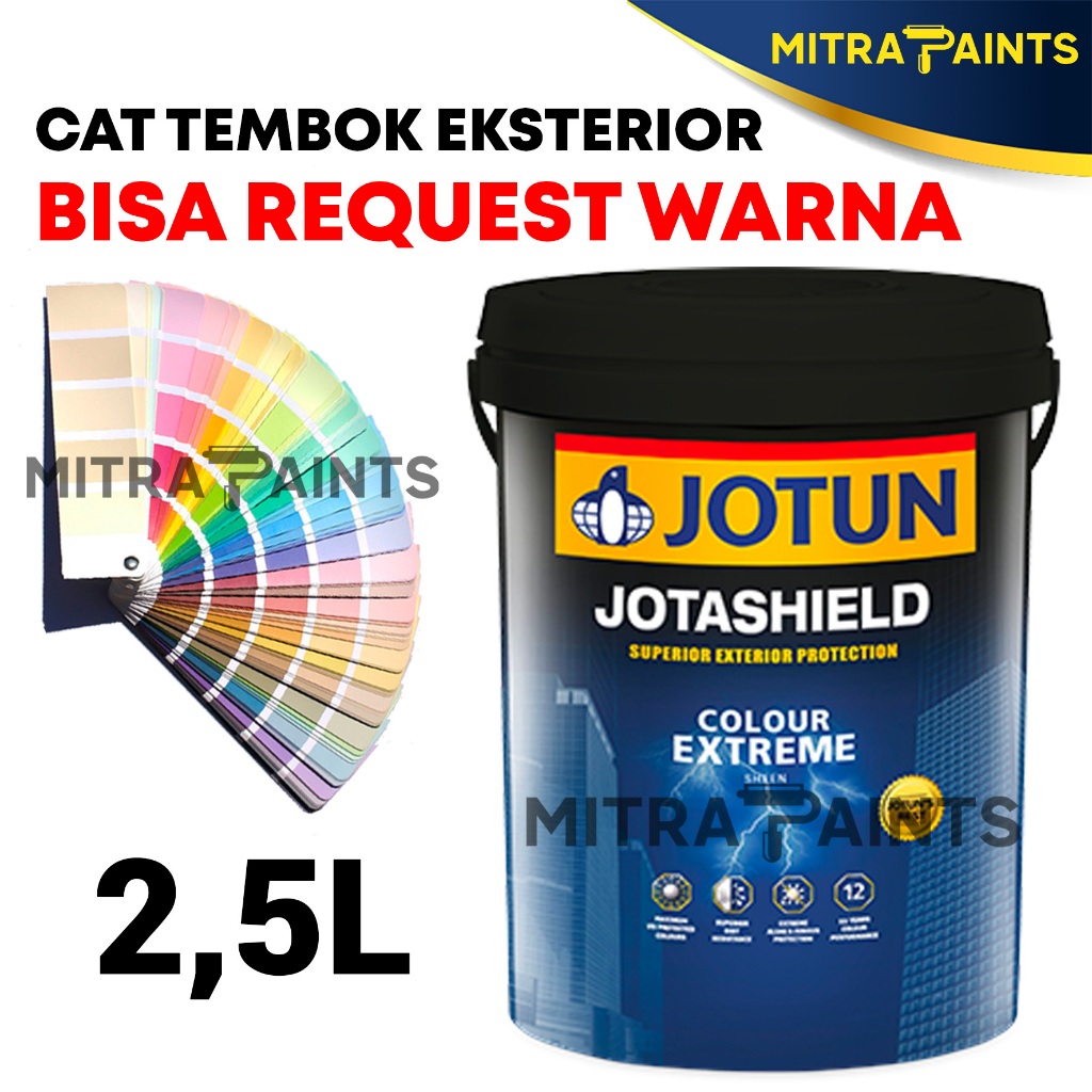 Jual [PART 2] CAT TEMBOK JOTUN EKSTERIOR JOTASHIELD COLOUR EXTREME 2,5 ...