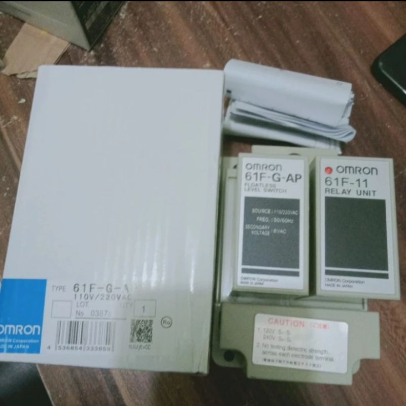 Jual FLOATLESS LEVEL SWITCH OMRON 61F-G-AP 110/220VAC ORIGINAL ASLI ...