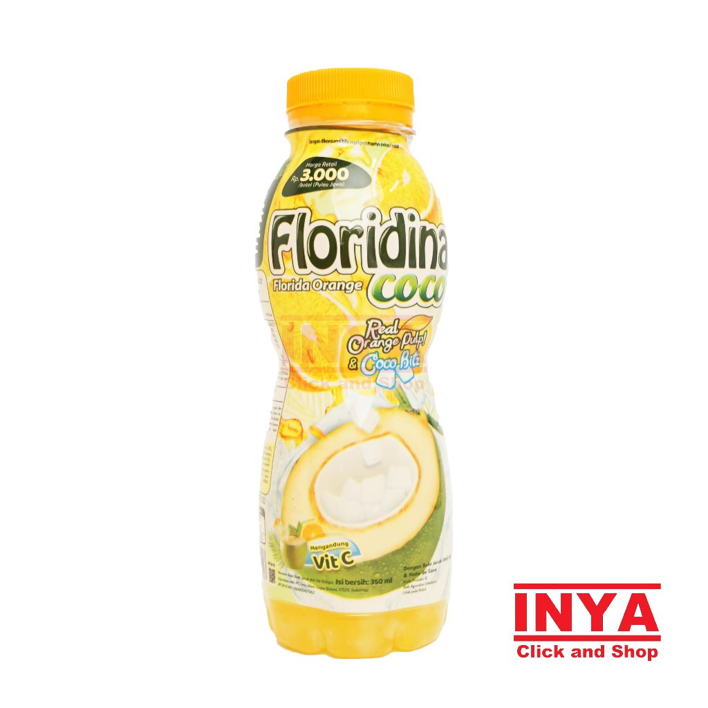 Jual Floridina Orange Coco 350ml Florida Orange Real Pulp - Minuman ...