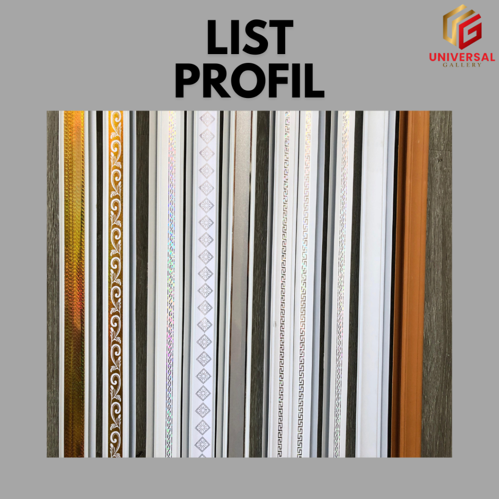 Jual LIS PROFIL PLAFON PVC | Shopee Indonesia
