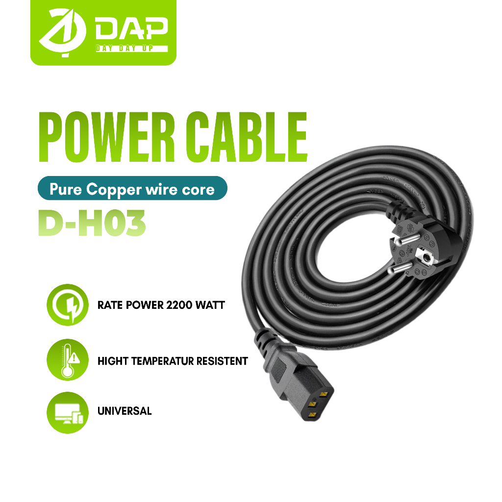 Jual DAP D-H03 Cable Power Multifungsi Lenght 150cm Rated Power 2200 ...