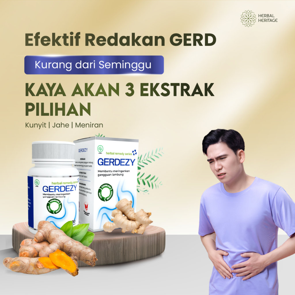 Jual GERDEZY isi 30 Kapsul Herbacore - Obat Asam Lambung Herbal Ampuh ...