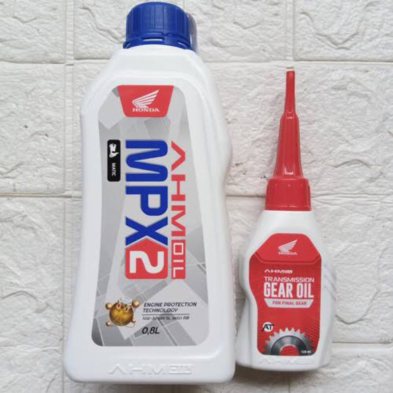 Jual Paket Oli MATIC AHM MPX 2 & Oli Gear Gardan AHM | Shopee Indonesia