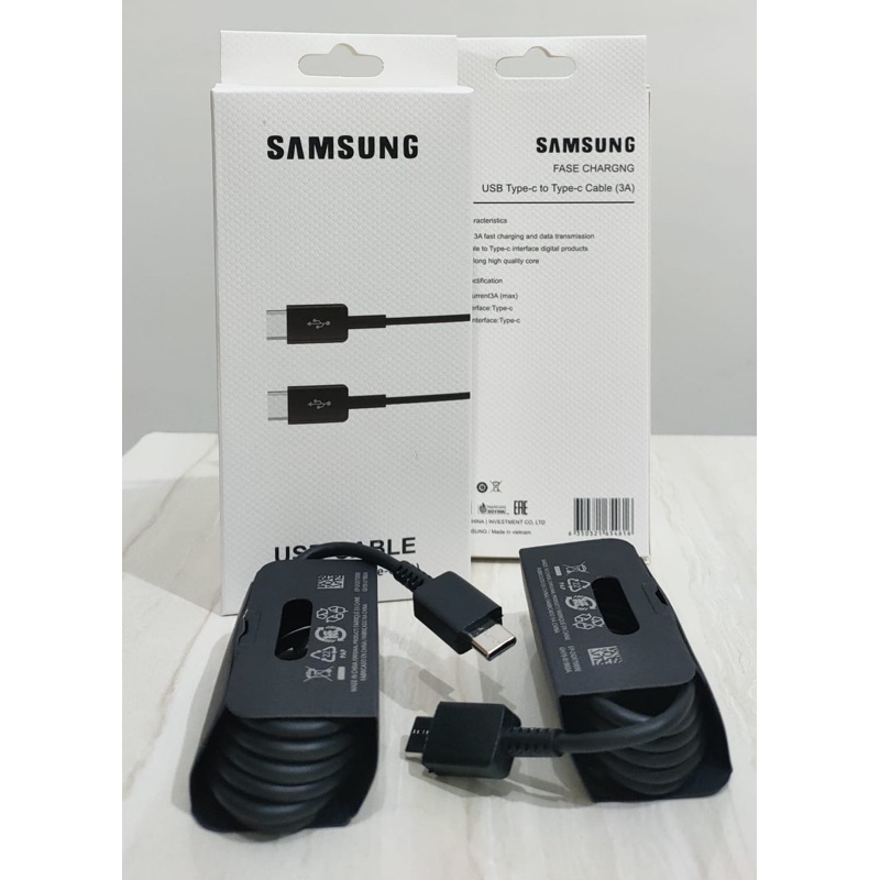 Jual kabel data premium Samsung type c to type c support fast charging ...