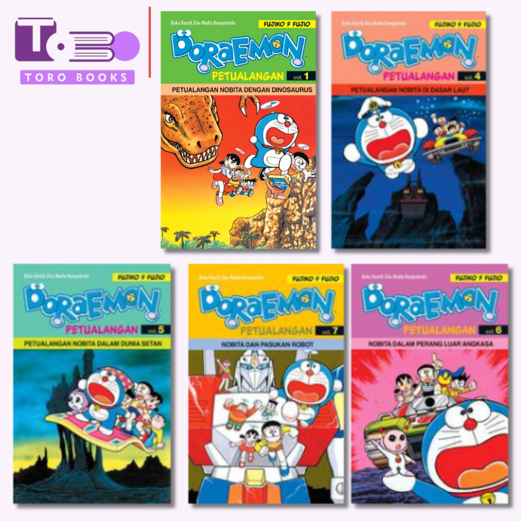 Jual KOMIK SERI : Doraemon Petualangan 2024 - Fujiko F. Fujio | Shopee Indonesia