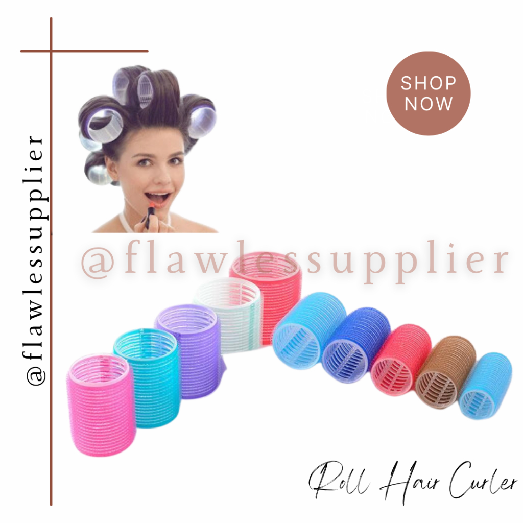 Jual HAIR ROLLER CANDY / HAIR CURLER 2IN1 / ROLL RAMBUT VELCRO / ROLL ...