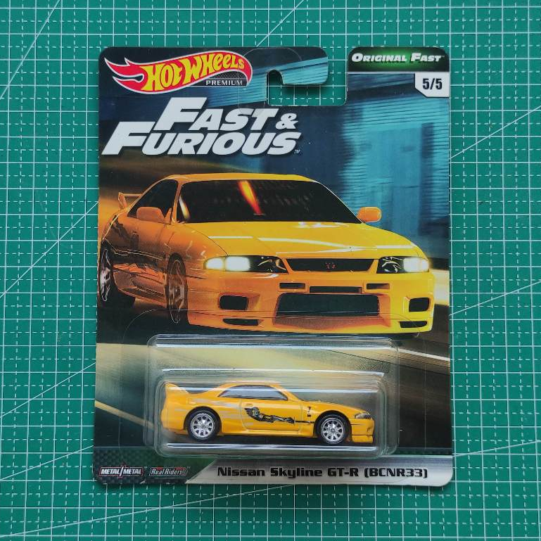 Jual Hotwheels Nissan Skyline GTR R33 Fast Furious Original Fast ...